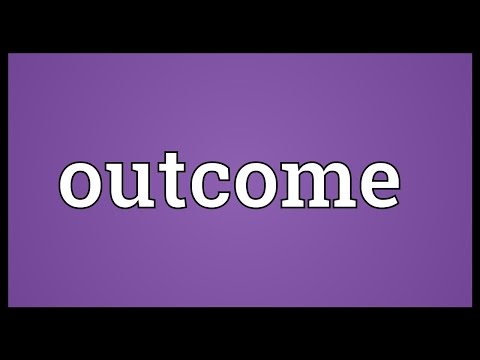 Outcome Meaning