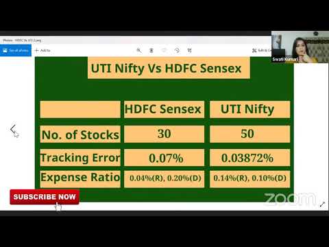 Investor Query: UTI Nifty Index Or HDFC Index-Sensex, Which is Better?