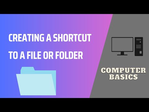 Creating a Shortcut to a File or Folder | How to create shortcuts for files or folders in windows