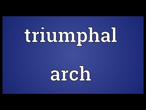 Triumphal arch Meaning