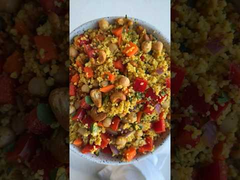 10 MINUTE HEALTHY MEAL -Couscous is so beautiful and reliable! 5 minutes to prepare! Meal prep salad