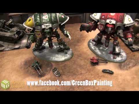 New Imperial Knight Showcase (painted by Green Box Painting)