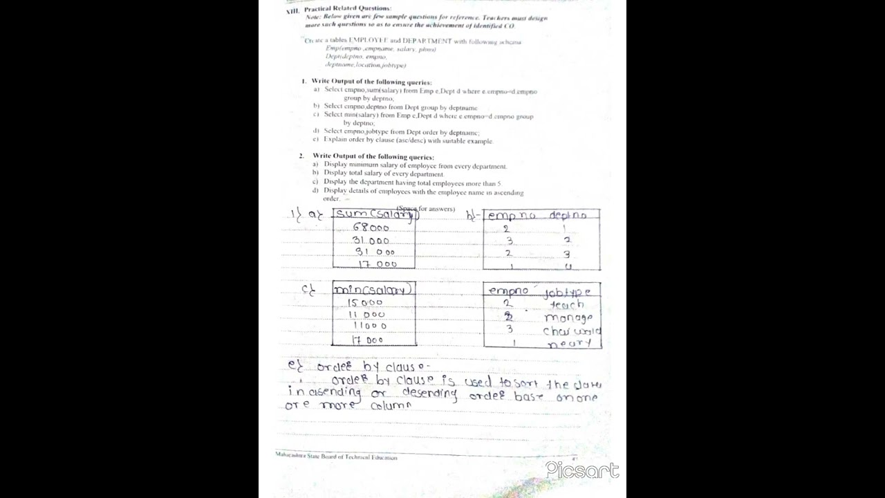 polytechnic 3rd sem DBMS practical no : 8 #shorts #engineering #praticals #basics