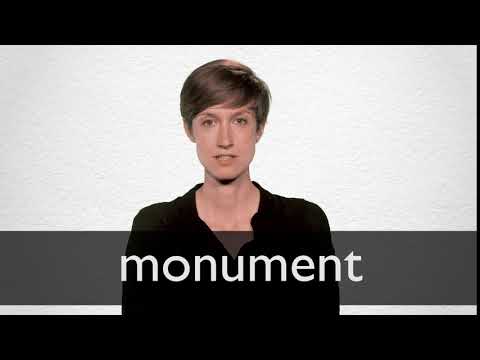 How to pronounce MONUMENT in British English