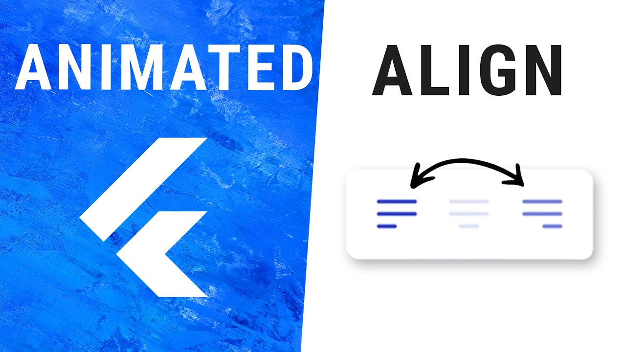 Flutter AnimatedAlign Widget