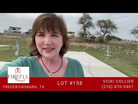 Lot 158 at Firefly Resort | Fredericksburg, TX