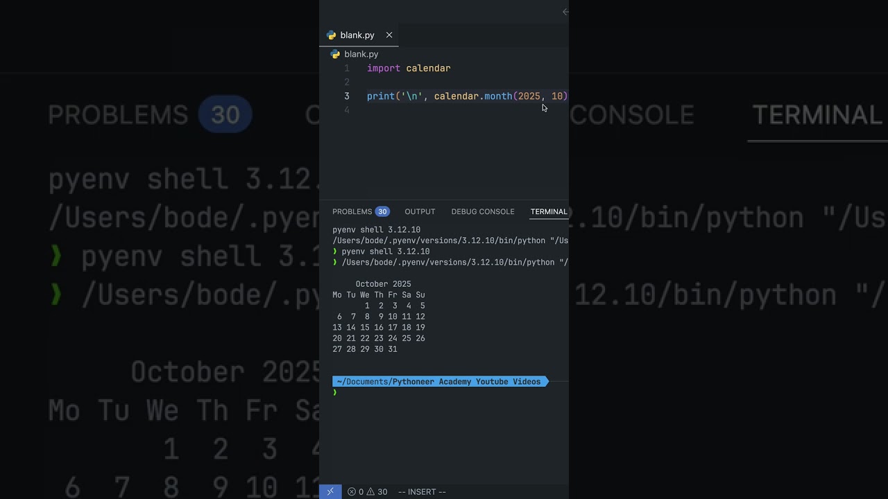 Python Canlendar Module Explained (Beginner Tutorial)
