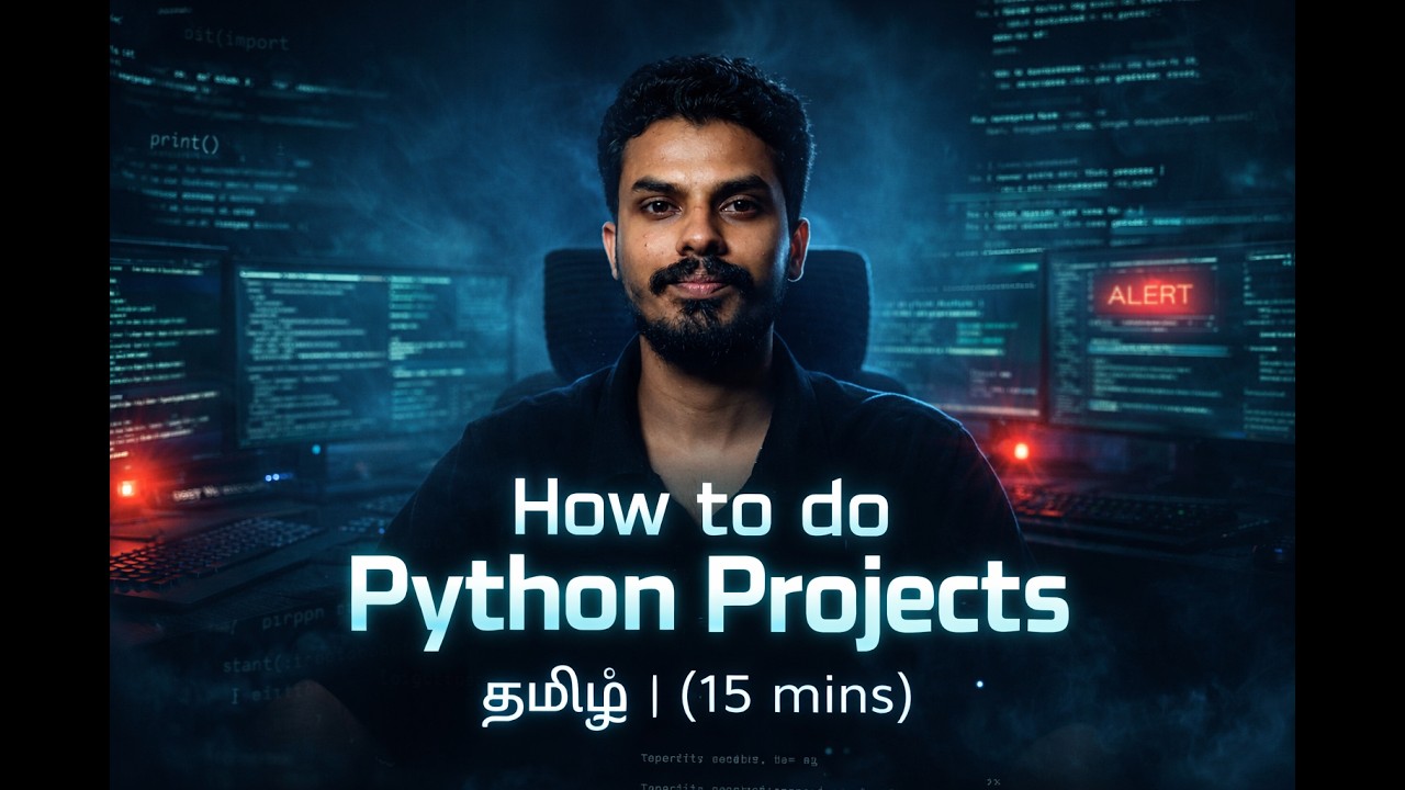 How to Do Python Projects Step-by-Step in Tamil | Push to GitHub (15 Mins Guide)🔥