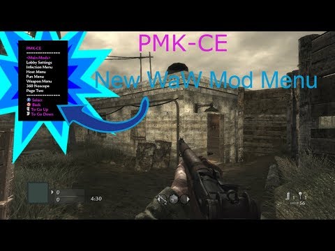 New Call of Duty World at War Mod Menu! PMK-CE