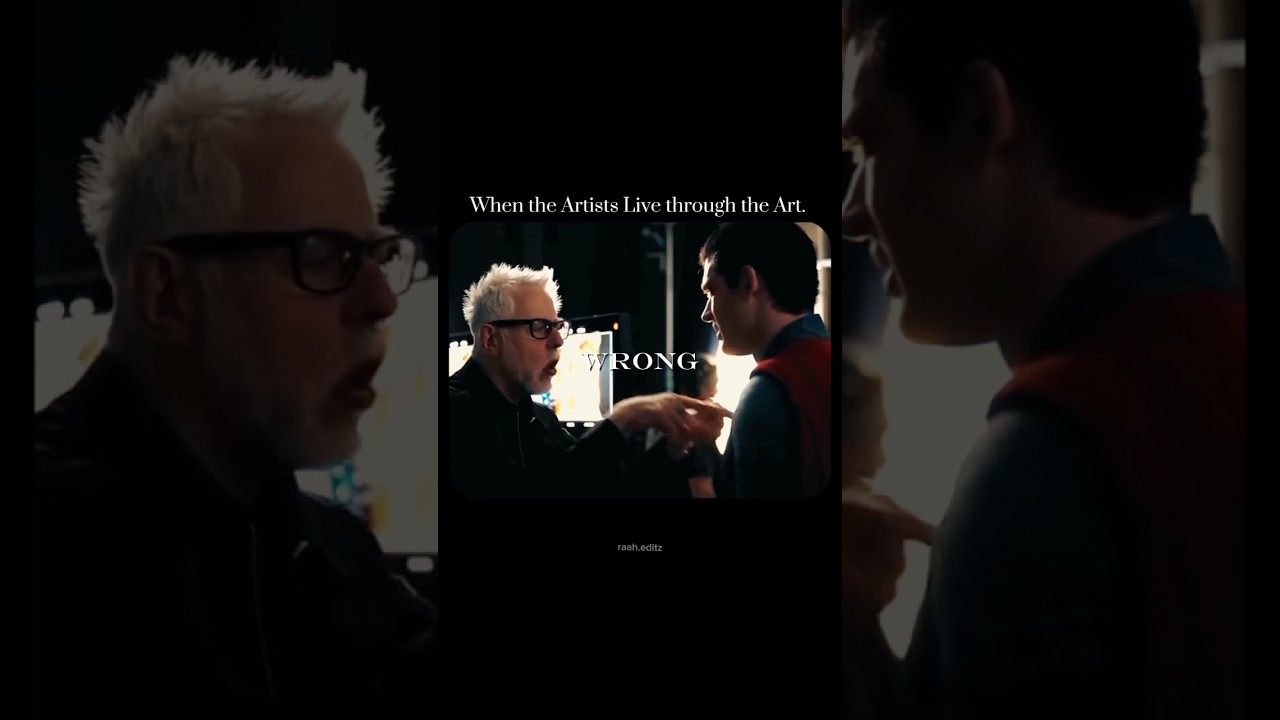 SUPERMAN IS WRONG ❌ | Passionate Argument Between James Gunn & David Corenswet | #superman #shorts
