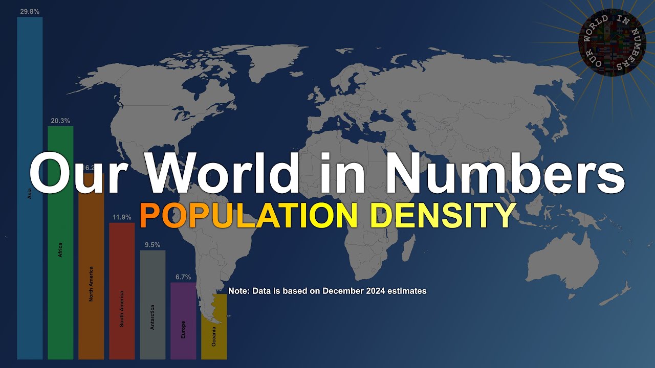 Our World in Numbers - Population Density 2024