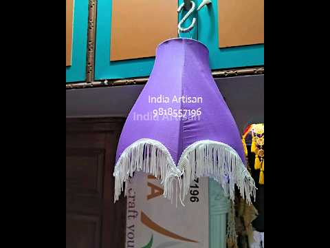 Fabric Lamp Shade Available in India Artisan #mehndifunction #haldifunction #viralshorts #events