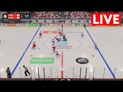 LEDNÍ HOKEJ LIVE🔴 Norsko vs Česko | Mistrovství světa 2025 IIHF – 11. května 2025 zápas – NHL 25
