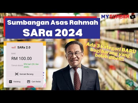 Sumbangan Asas Rahmah SARA 2024 Bantuan Bulanan RM100/RM50 Sehingga RM1200. Bukan Miskin Pun Dapat!