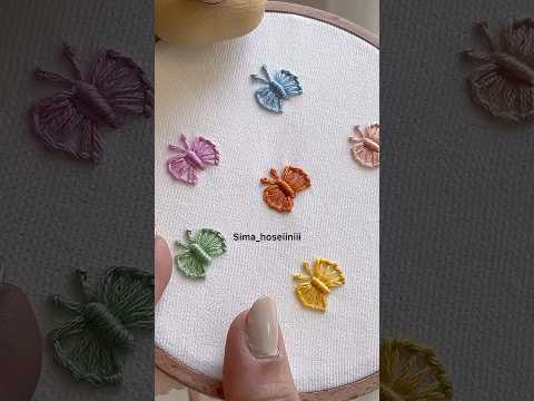 Hand embroidery Making beautiful on baby frock #viralvideo #embroidery #handmade