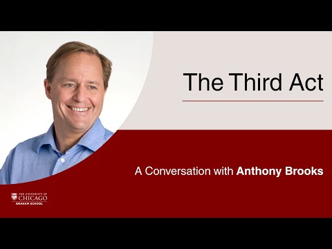 The Third Act: A Conversation with Anthony Brooks