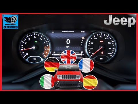 Jeep Renegade Language Problem Solved! (How to Change it Back to English)