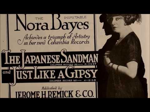 Nora Bayes "The Japanese Sandman" Columbia A2997 (1920) LYRICS ARE HERE