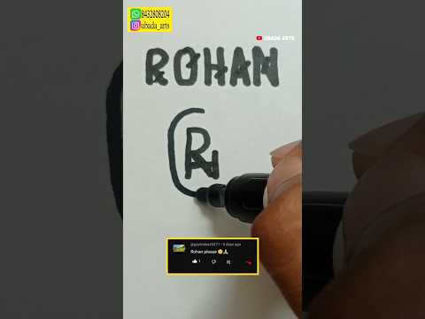 Logo name Rohan 💥 Comment your Names 👀 #rohan #shorts #logo #viral #trending