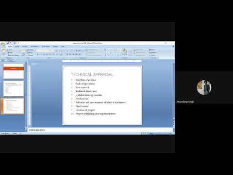 Technical appraisal for Projects