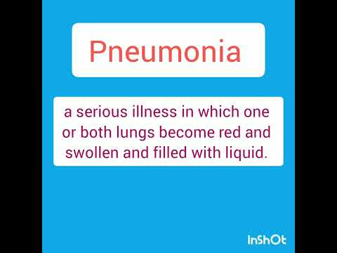 Pneumonia? Illnesses in English #shorts
