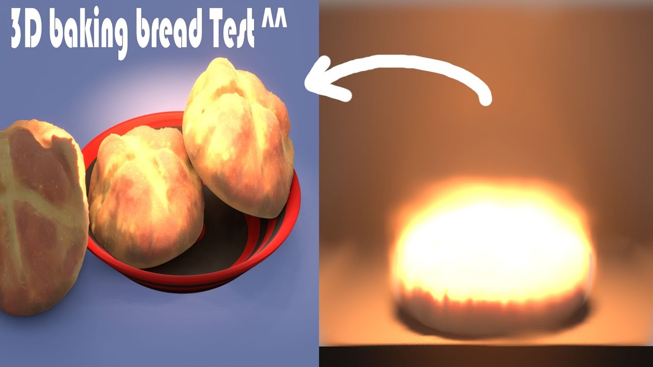 3D-Baking Bread test