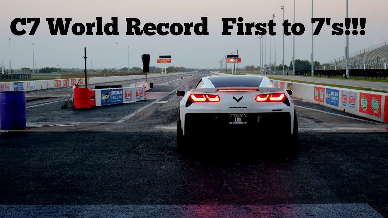 Procharged Chevrolet Corvette Sets 1/4-Mile World Record with 7.55s ...