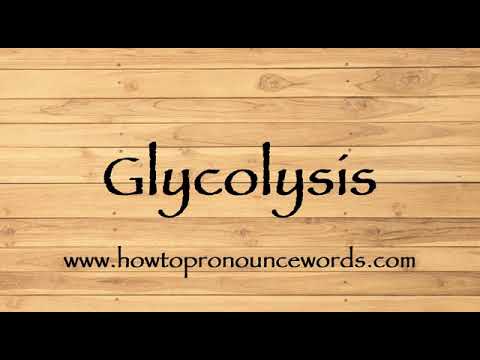 How To Pronounce Glycolysis ? How To say Glycolysis New Video