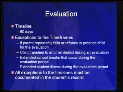 The Special Education Process and Changes in IDEA 2004