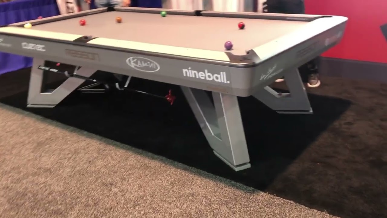 9 foot Rasson Wolf grey pool table/professional competition billiard table