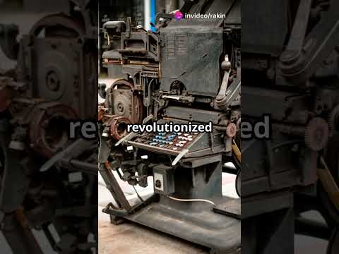 Who Invented The Printing Press? #facts #history #nothingimposibleinthisworld #youtube #youtubeshort