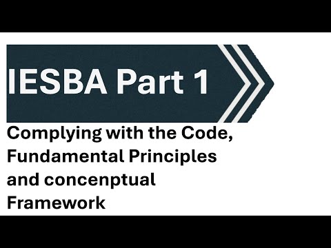 IESBA Part 1 Explained | Complying with the Code of Ethics for Professional Accountants