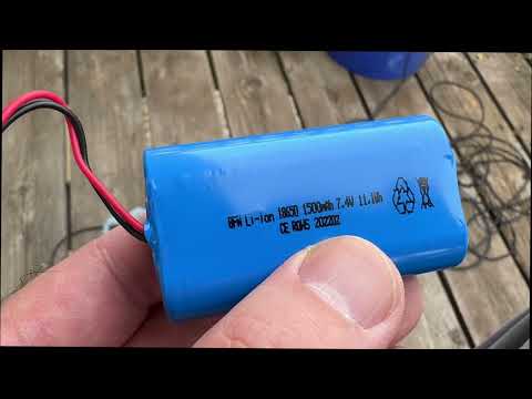 Maintaining ASC Solar Stone Water Pump Kit (New DC Adaptor & Replacing 7.4V 1500mAh Battery) #diy