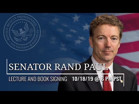 LECTURE AND BOOK SIGNING WITH SENATOR RAND PAUL