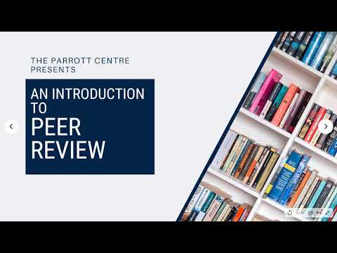 Introduction to Peer Review (Searching & Research Skills Series)