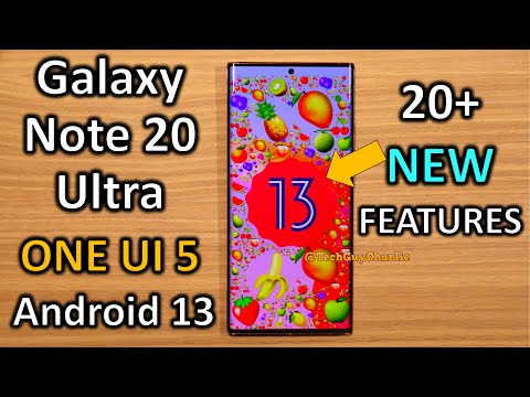 Galaxy Note 20 Ultra Android 13 One UI 5 update! 20+ NEW features ????