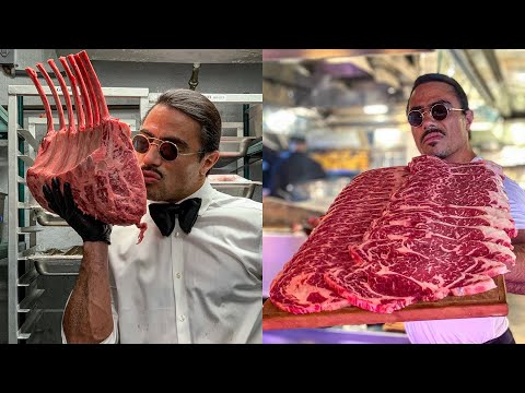 Salt Bae Amazing Meat Cutting Skills!!!!!