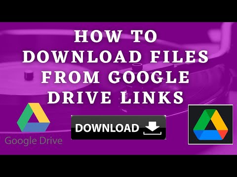 How to Download Files from Google Drive Links- Google Drive Tutorials