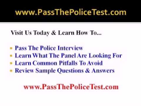 Police Chief Interview Questions