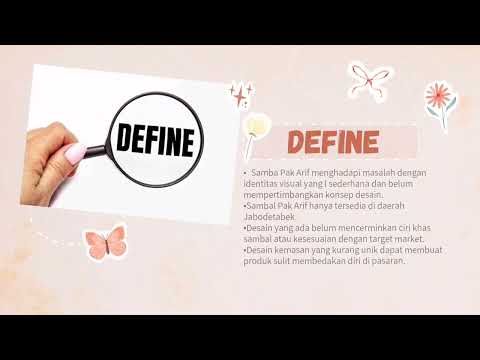 Jurnal Ilmiah Desain Branding Produk UMKM Sambal Bang Ariv menggunakan Design Thinking