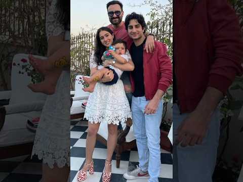 Saif Ali Khan beautiful family 💞🔥💞 daughter sara Ali Khan son Ibrahim Ali Khan #saifalikhan