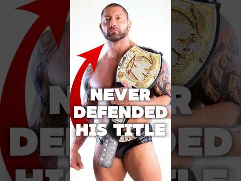 Champions in WWE who never defended their titles (Part 2) #wwe #wrestling #shorts