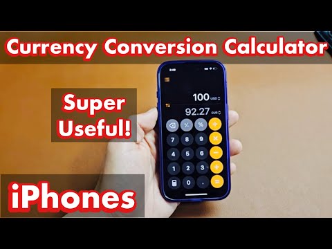 iPhones: How to Enable Currency Conversion on Calculator - Super Useful!
