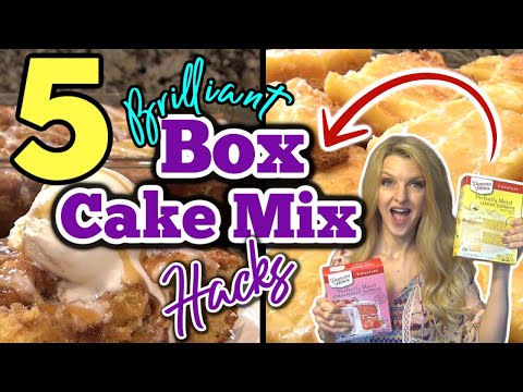 5 Brilliant BOX CAKE MIX RECIPES you MUST TRY! | Doctored-Up Box Cake Mix Recipes Ep. #5