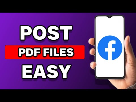 How To Post PDF Files On Facebook (2023)