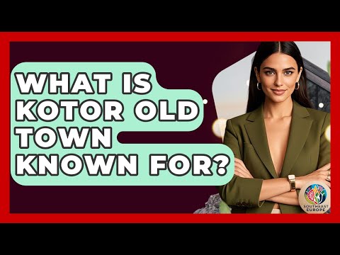 What Is Kotor Old Town Known For? - TalkingSoutheastEurope