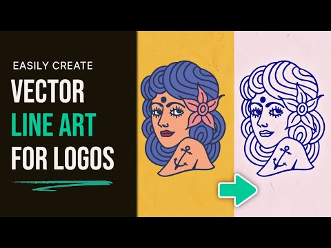 Easily Turn Detailed Illustrations Into Outlines For Logos