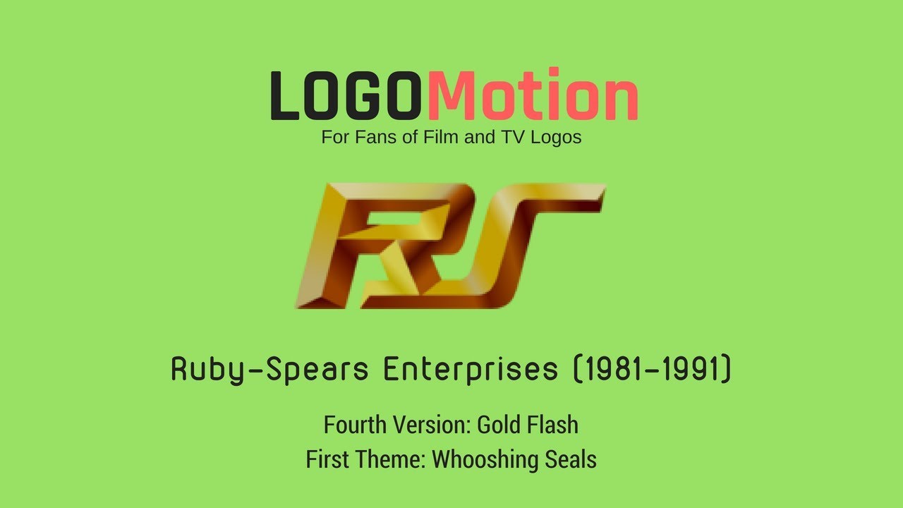 Ruby Spears Enterprises Logo (1981 - 1991) | Fourth Version/First Theme