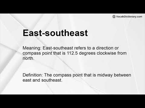 East-southeast Meaning