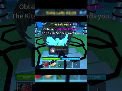 Kitsune island luck #roblox #bloxfruits #shorts